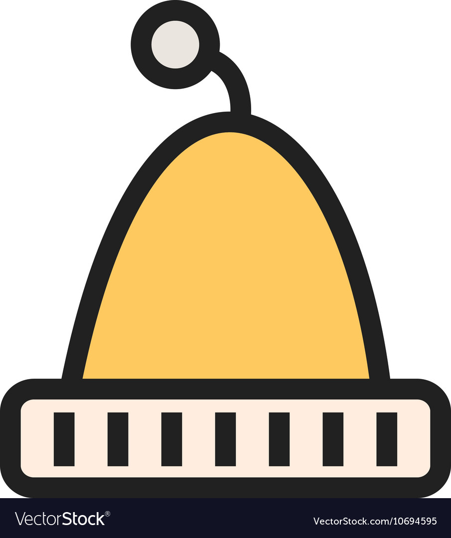 Knitted cap Royalty Free Vector Image - VectorStock