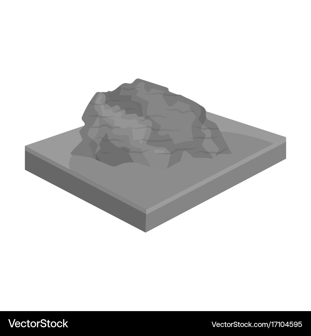 Mountains rocks and landscape relief Royalty Free Vector