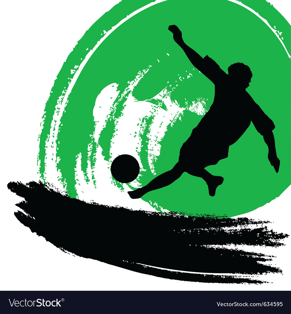 Soccer player Royalty Free Vector Image - VectorStock