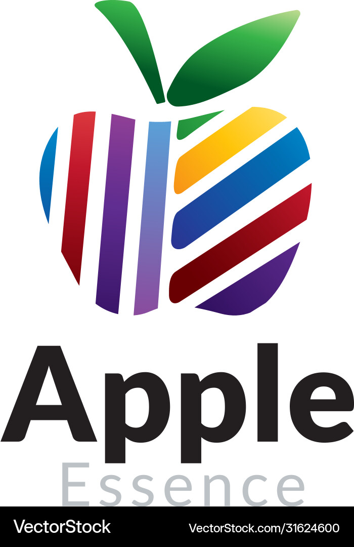 Apple modern style logo design inspiration Vector Image