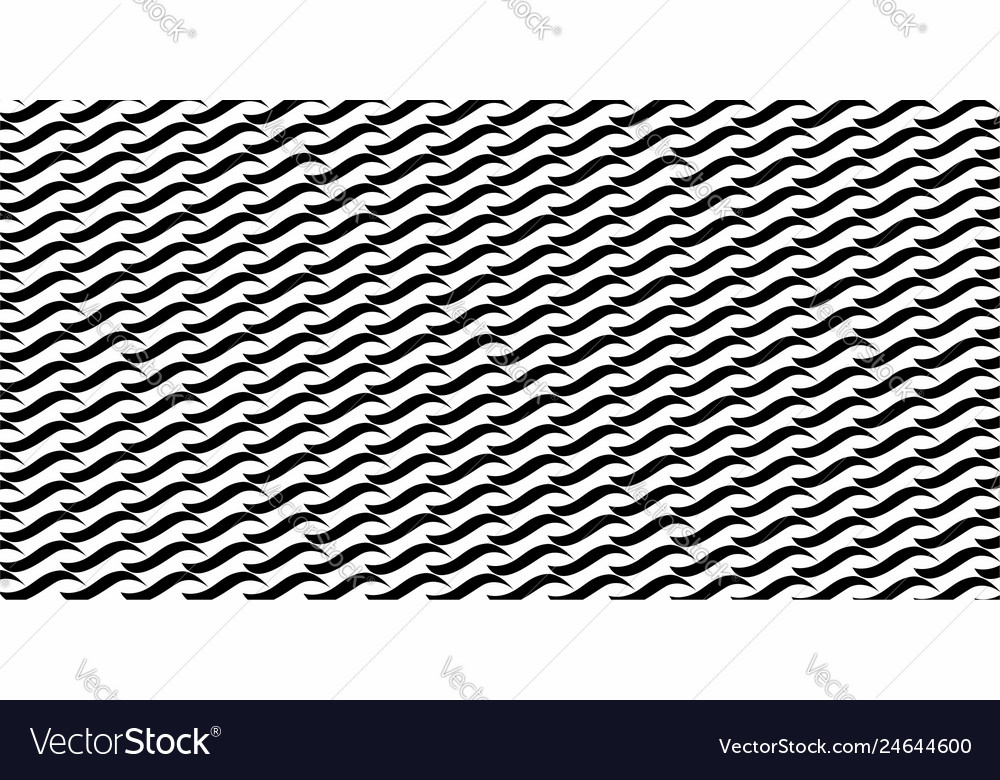 Black pattern wave Royalty Free Vector Image - VectorStock