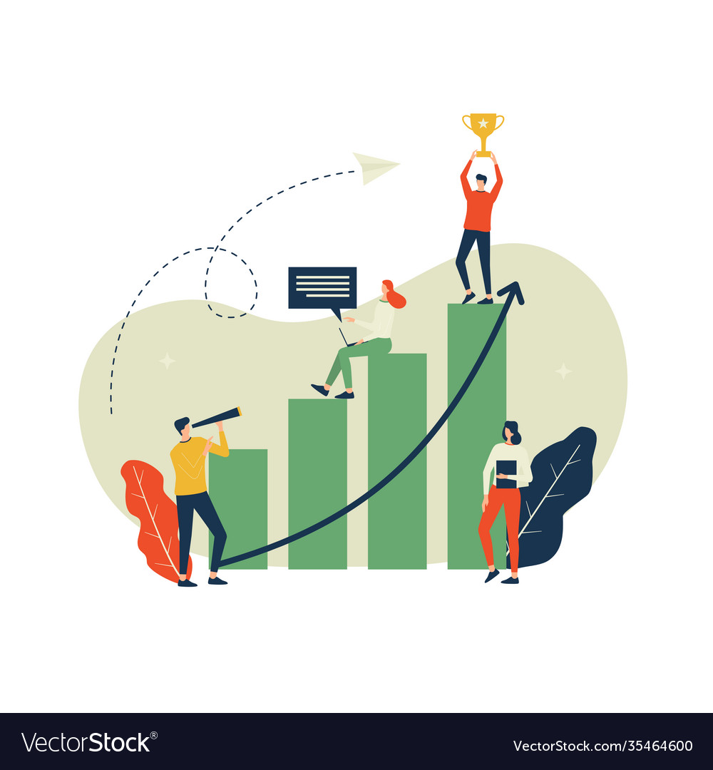 Business Goal Clipart Free Vector | Business Goal Achievement