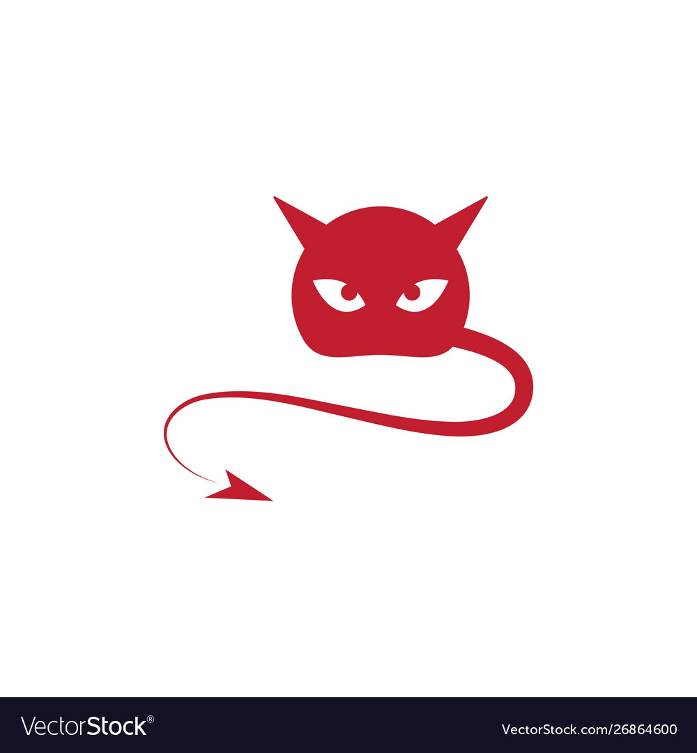 Devil logo Royalty Free Vector Image - VectorStock