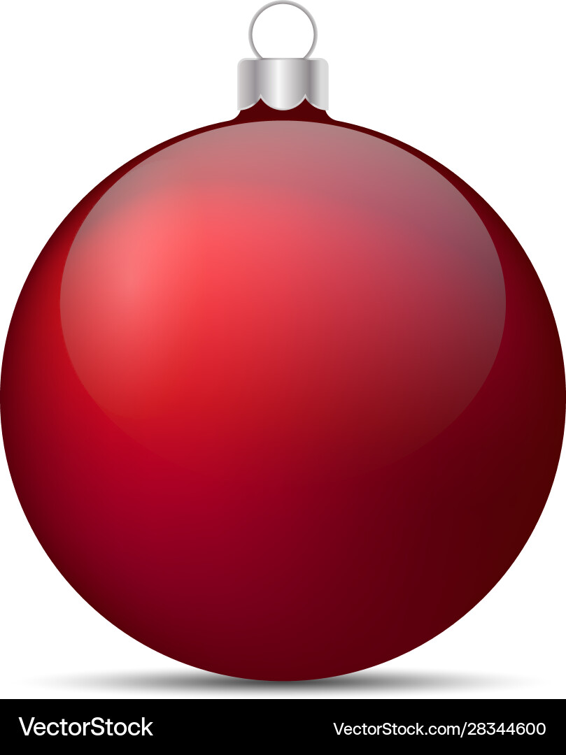 Drawing festive christmas decoration Royalty Free Vector