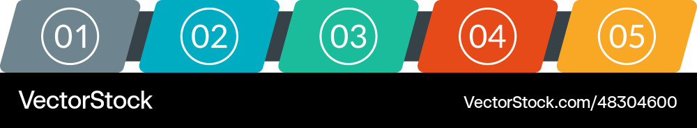 Infographic template with 5 steps option or levels