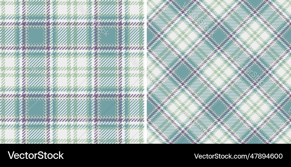 Plaid background of fabric textile texture Vector Image