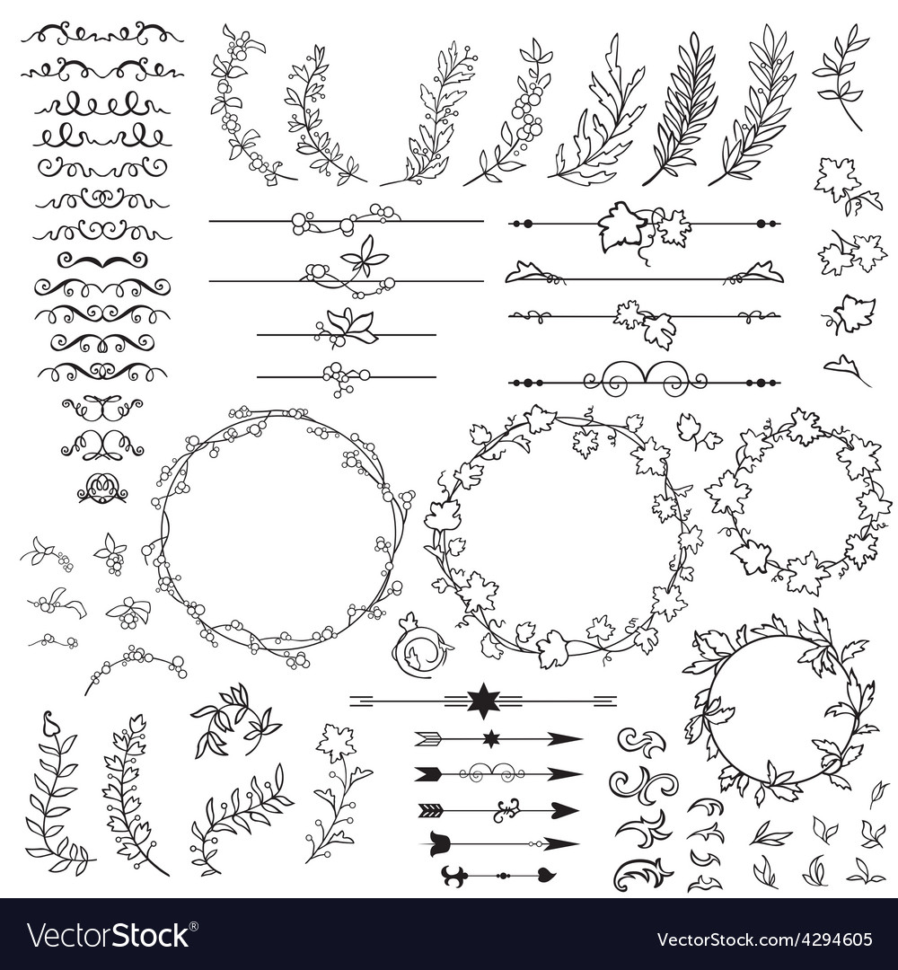Set elements for design Royalty Free Vector Image