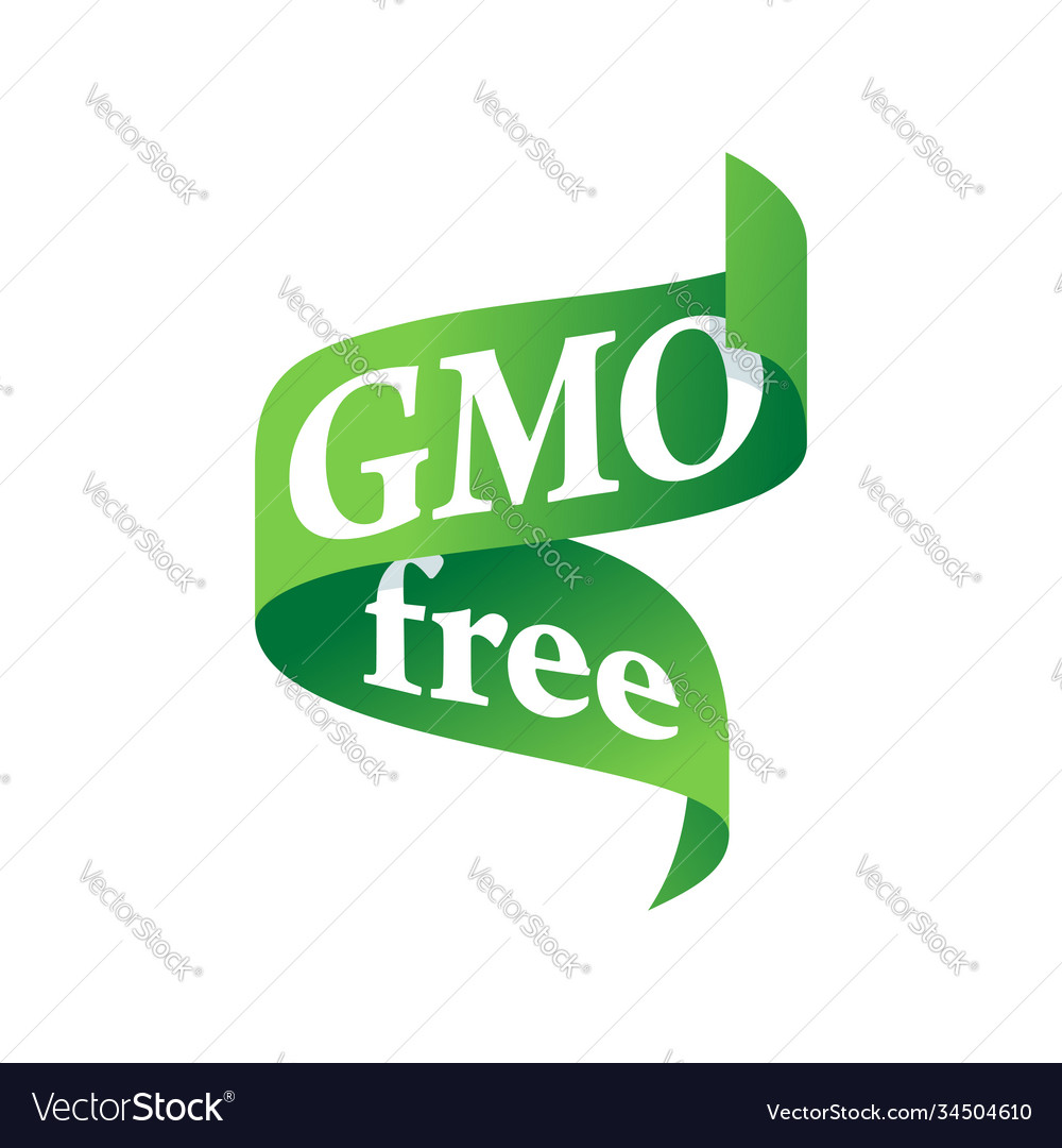 Gmo free sticker badge or stamp Royalty Free Vector Image