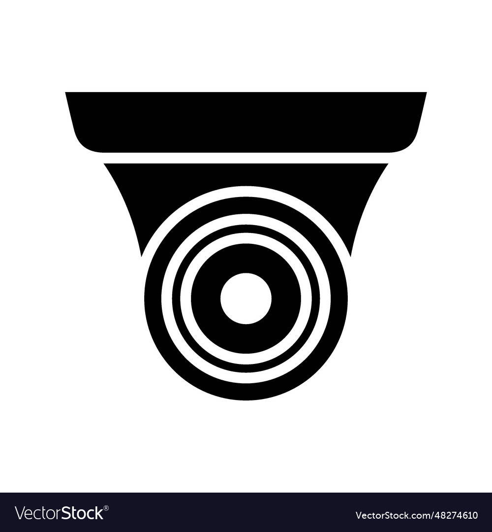 Security camera icon Royalty Free Vector Image