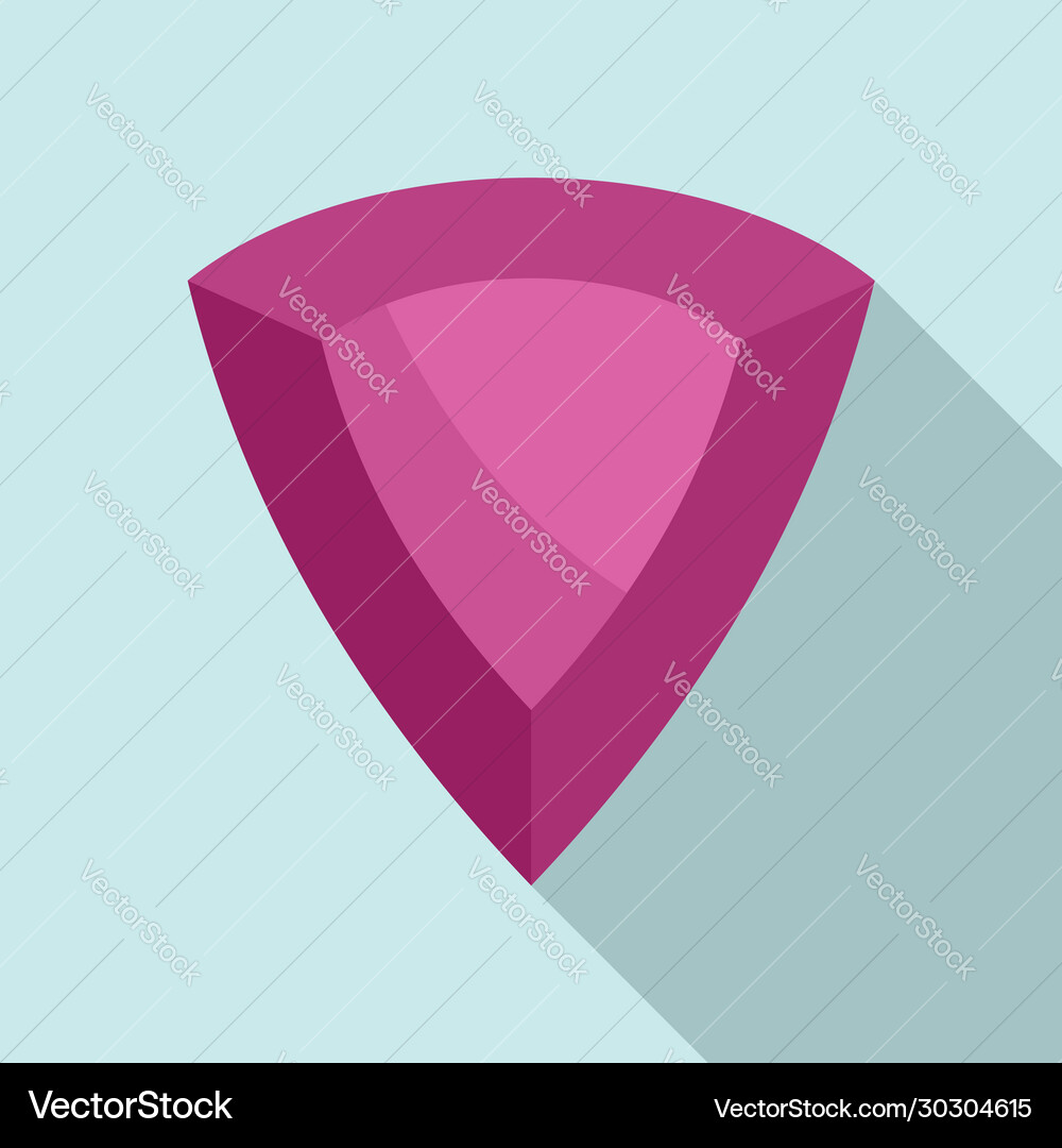 Award jewel icon flat style Royalty Free Vector Image
