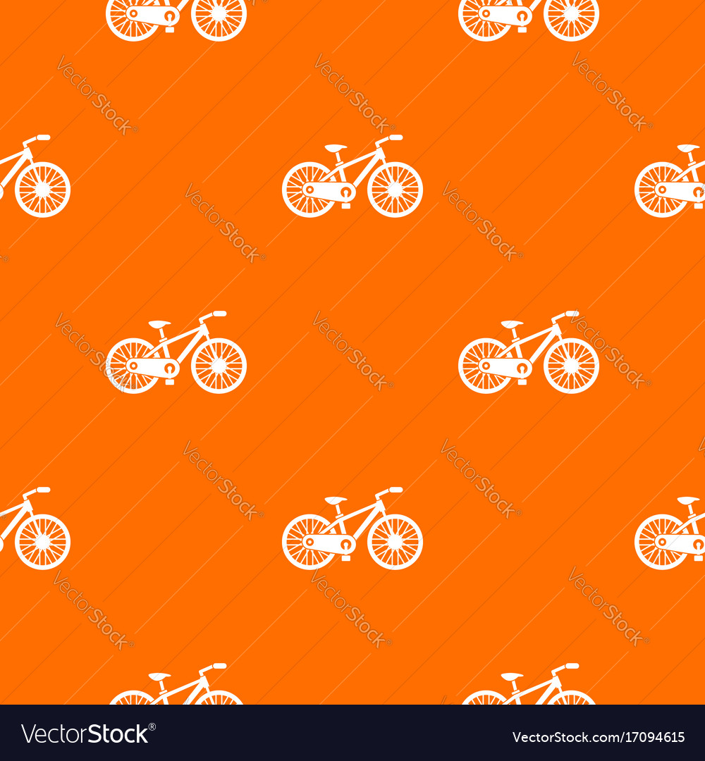 Bicycle pattern seamless Royalty Free Vector Image