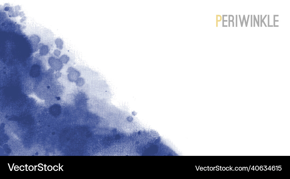 Big periwinkle splash on white background Vector Image