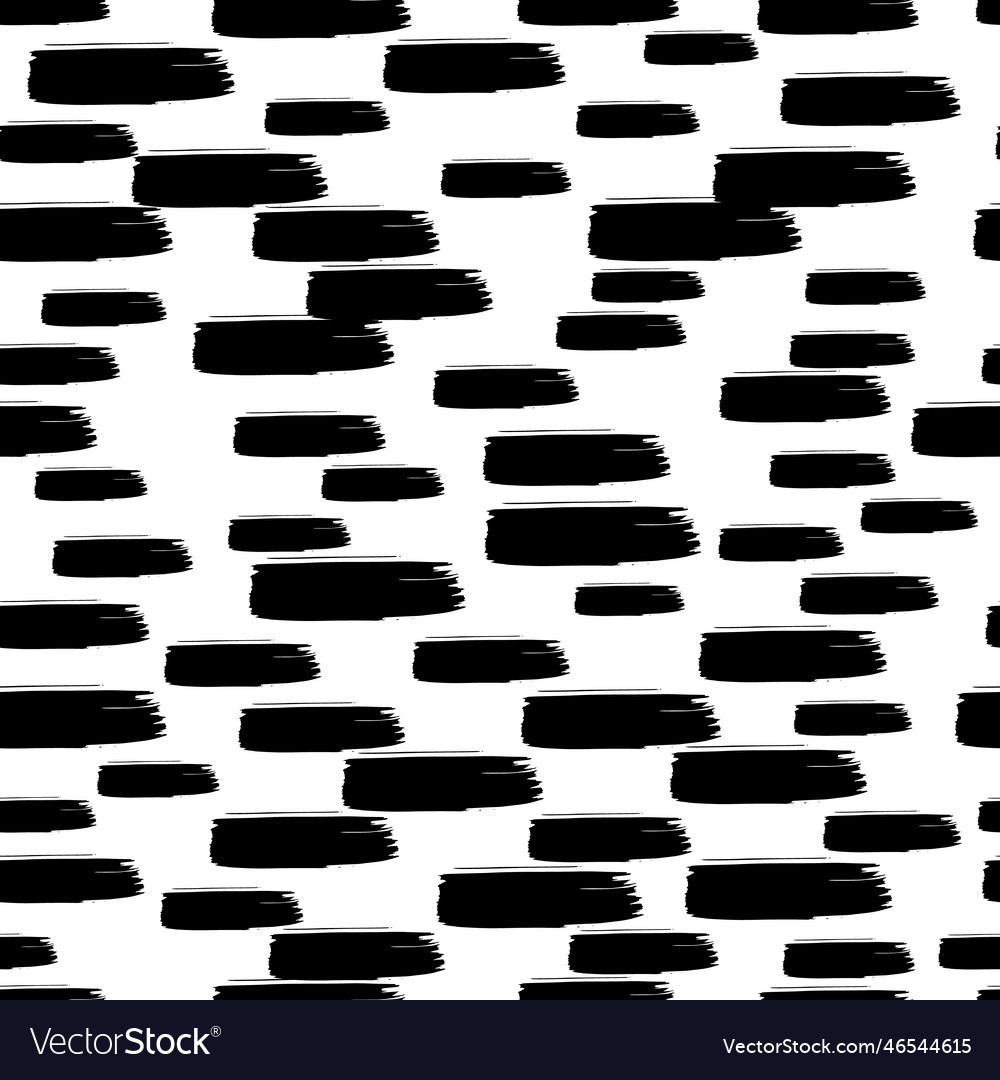 Seamless pattern with hand drawn scribble smears Vector Image