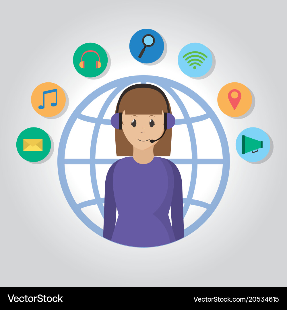Social media and networking Royalty Free Vector Image