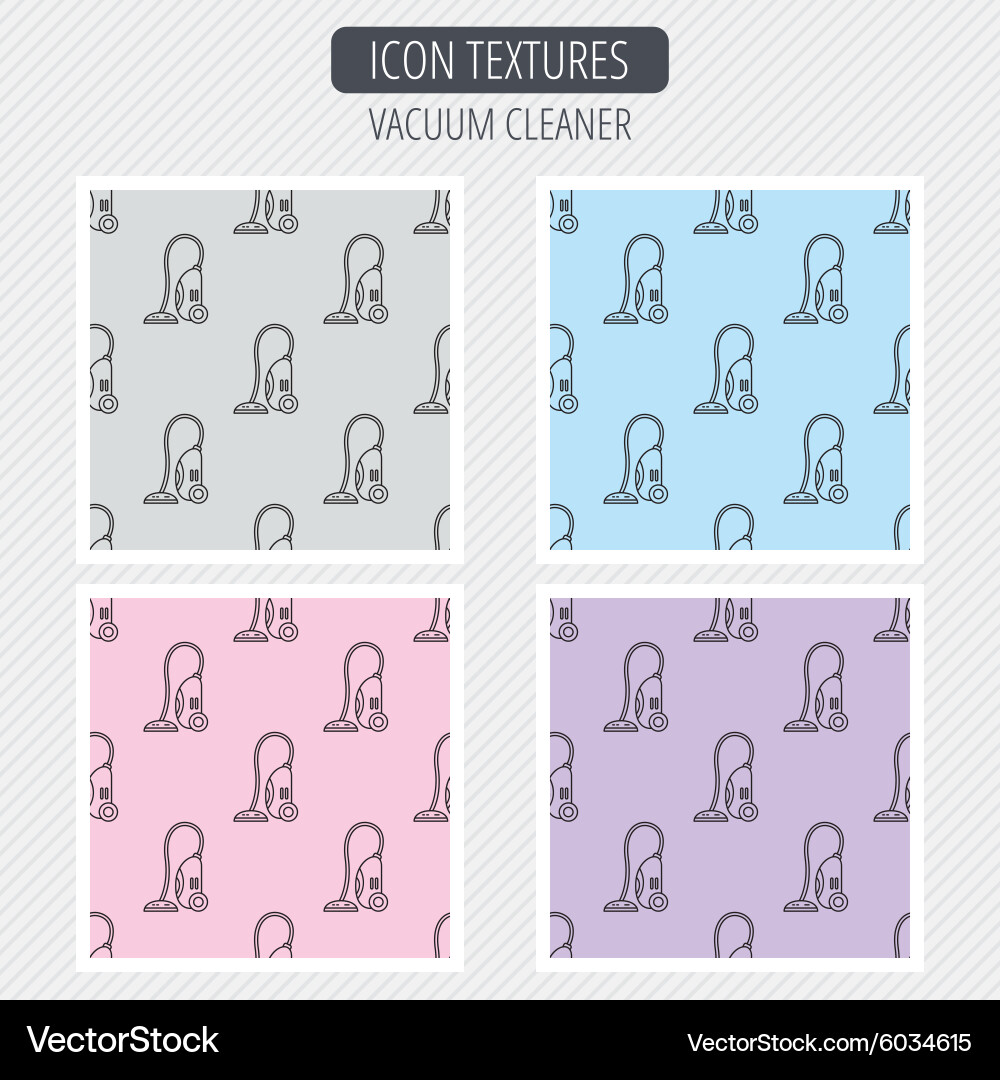 Vacuum cleaner icon housework device sign Vector Image