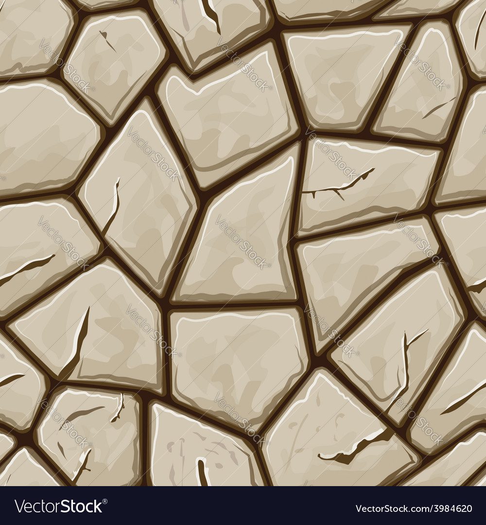 Stone seamless pattern Royalty Free Vector Image