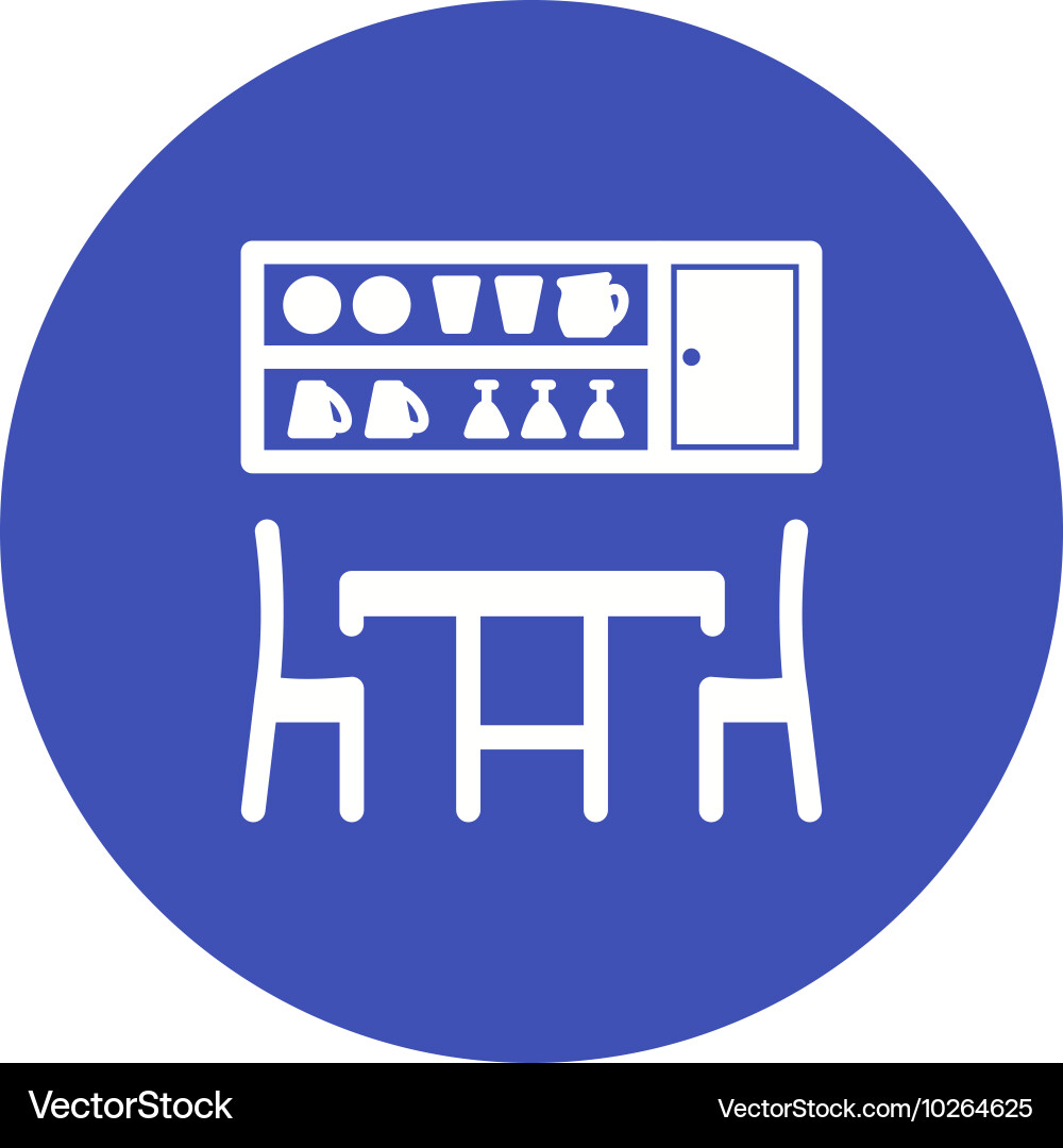Dining room Royalty Free Vector Image - VectorStock