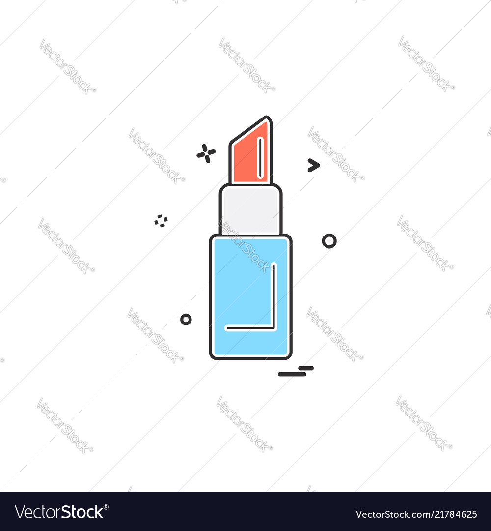 Makeup icon design Royalty Free Vector Image - VectorStock