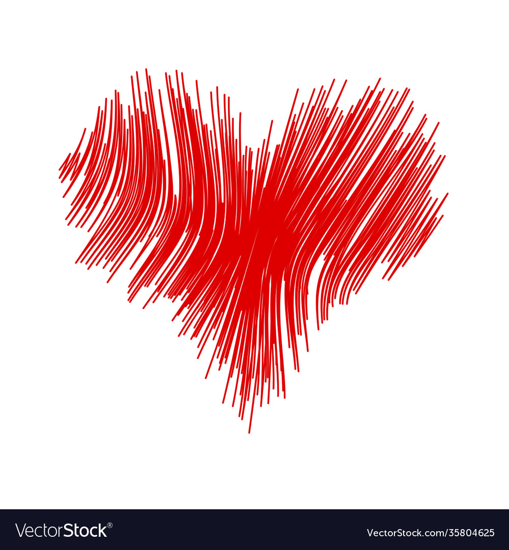 Marker isolated heart Royalty Free Vector Image