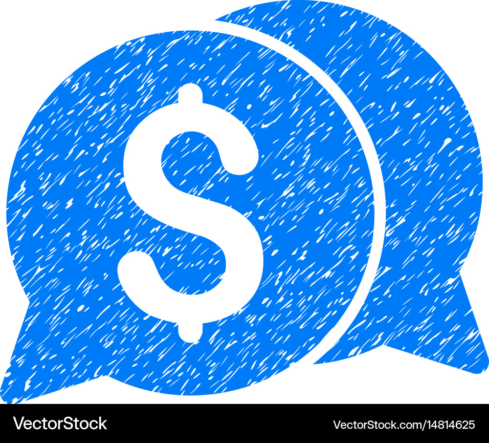 Money messages grunge icon Royalty Free Vector Image