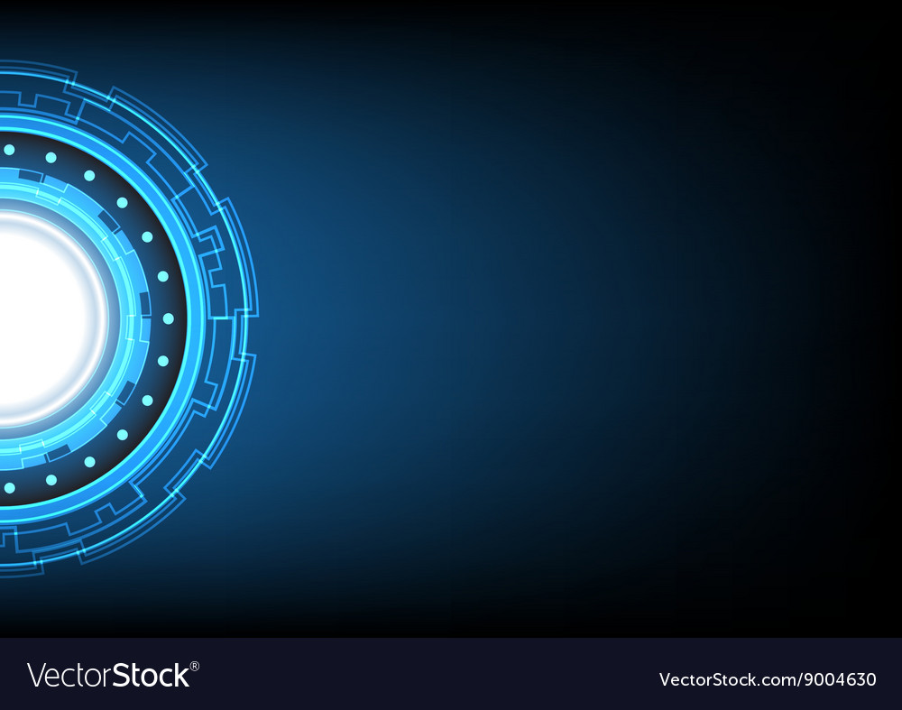 Abstract circle technology background Royalty Free Vector
