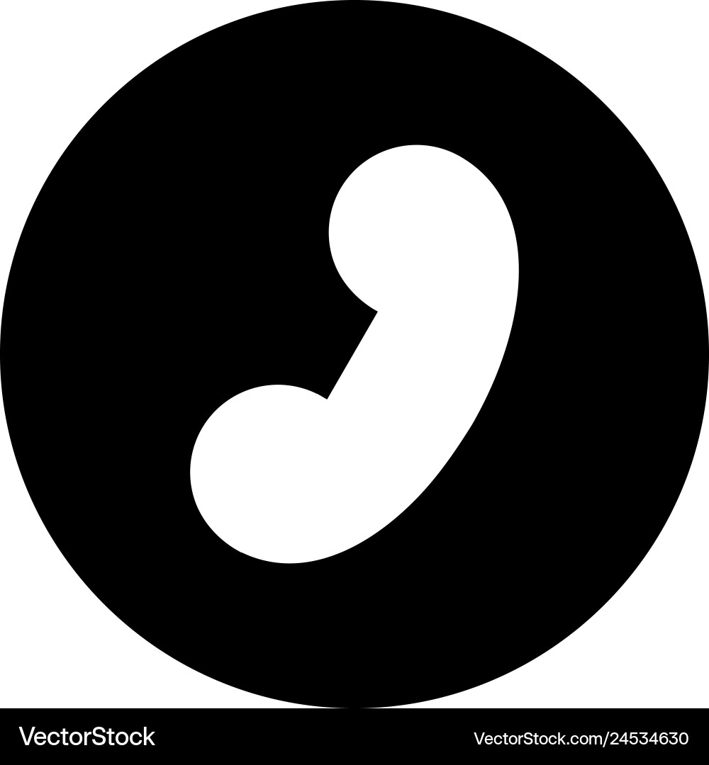 Phone reciver icon Royalty Free Vector Image - VectorStock