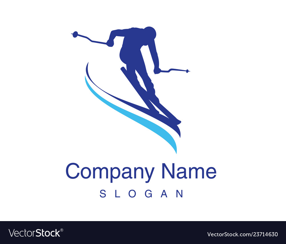 Ski design Royalty Free Vector Image - VectorStock