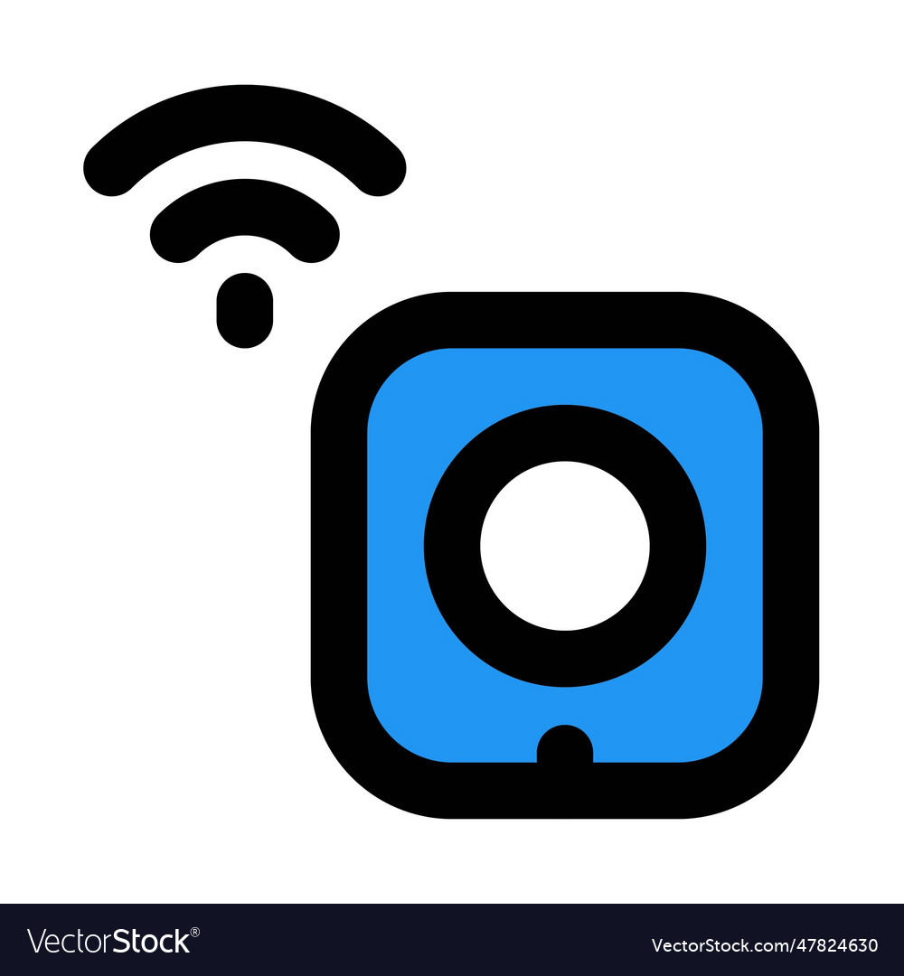 Wireless mounted motion sensor for tracking Vector Image