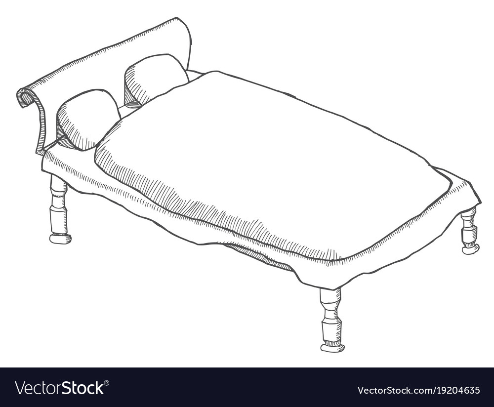 Bed Royalty Free Vector Image - VectorStock