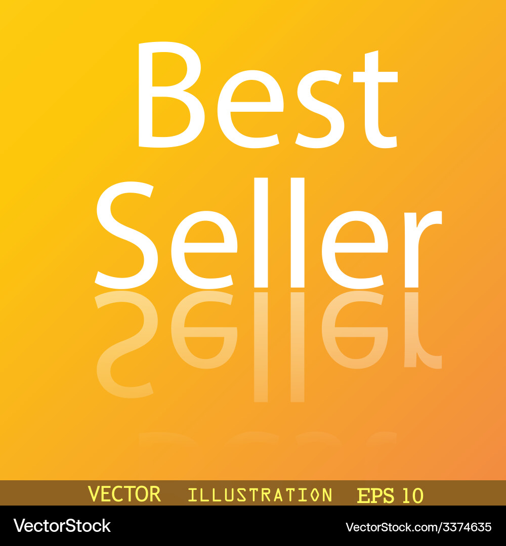 Best seller icon symbol flat modern web design Vector Image