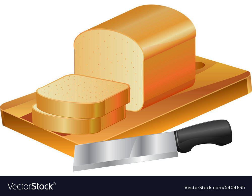 Loaf bread Royalty Free Vector Image - VectorStock