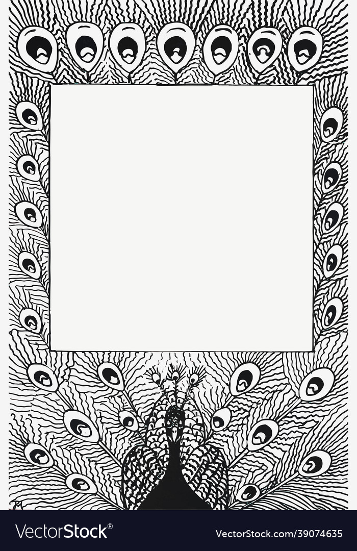 Template trace Royalty Free Vector Image - VectorStock