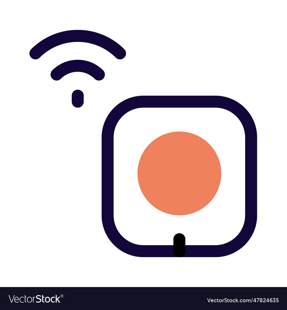 Wireless mounted motion sensor for tracking Vector Image