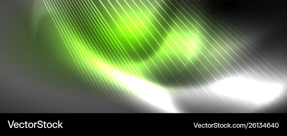 Color light with lines outer space background Vector Image