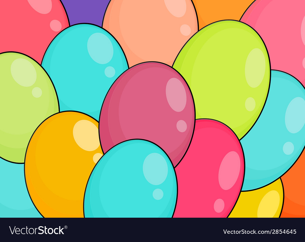 Balloon background Royalty Free Vector Image - VectorStock