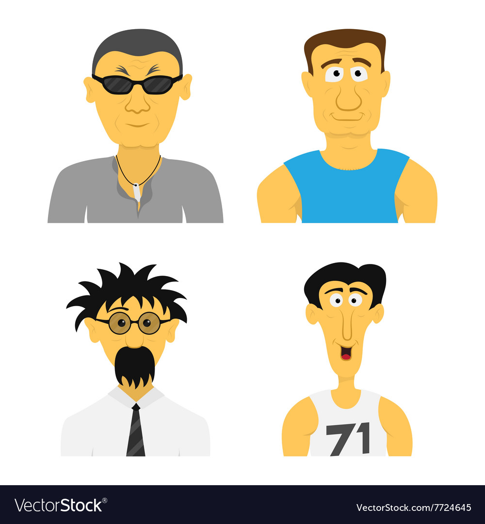 Faces Royalty Free Vector Image - VectorStock