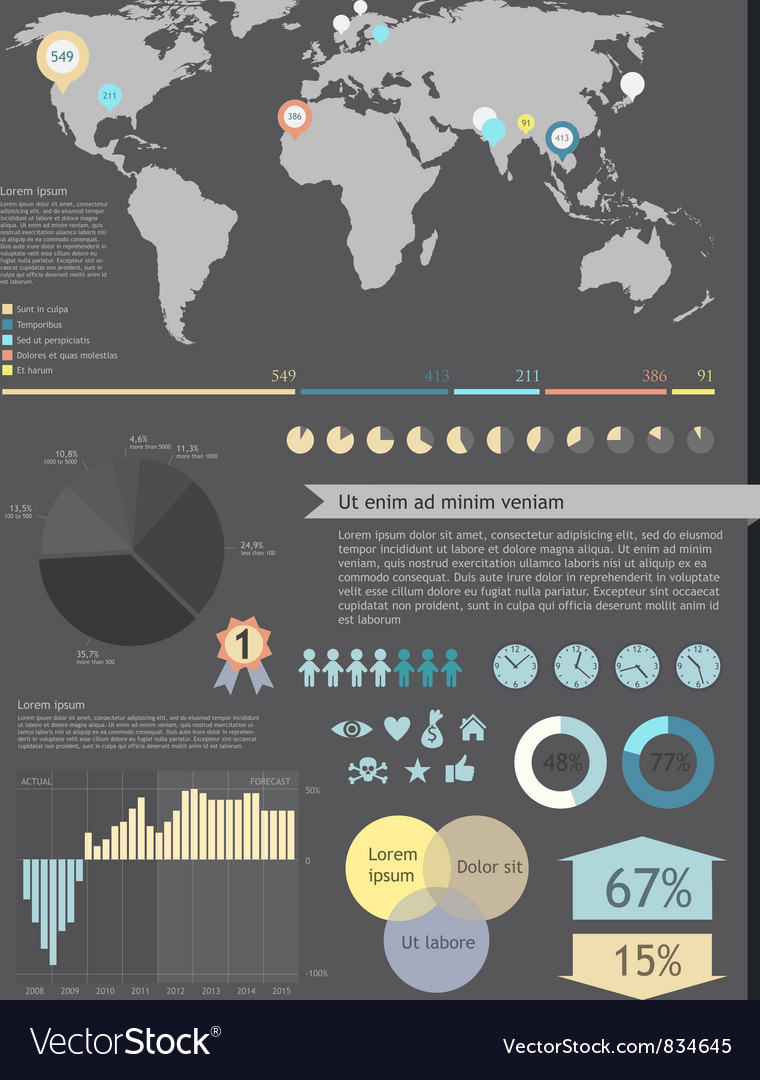 Information graphics Royalty Free Vector Image