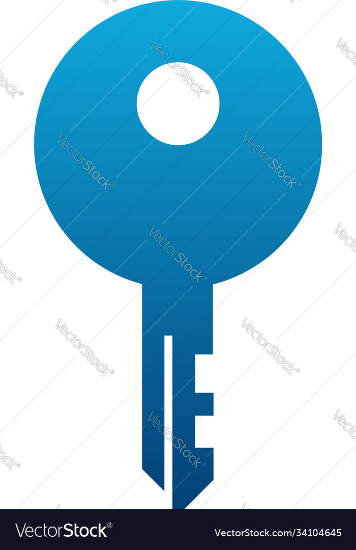 Key logo designs concept technology Royalty Free Vector
