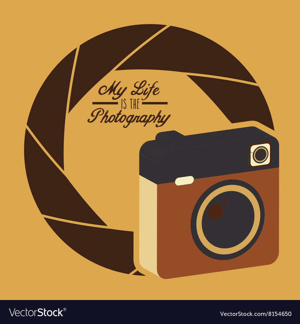 Camera shutter background Royalty Free Vector Image