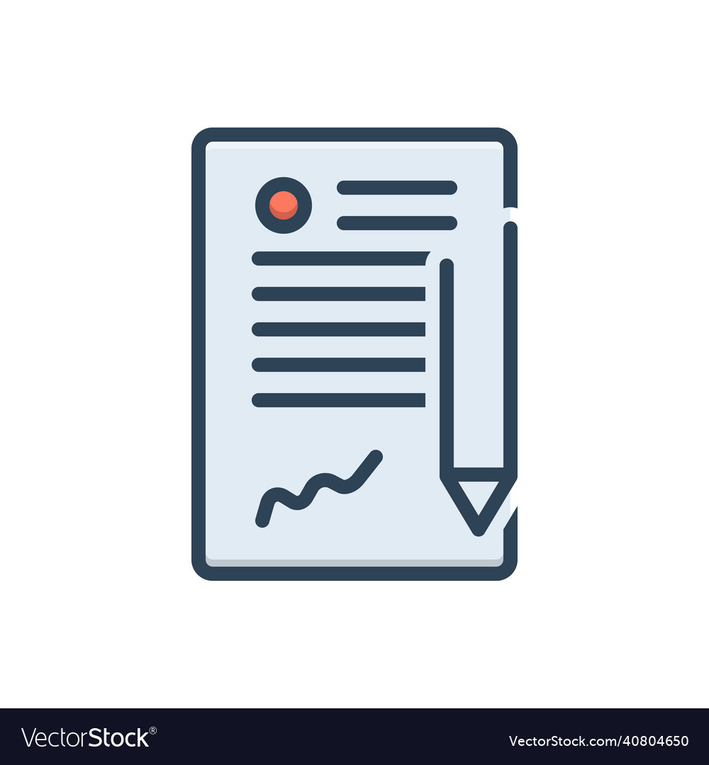 Contract Royalty Free Vector Image - VectorStock