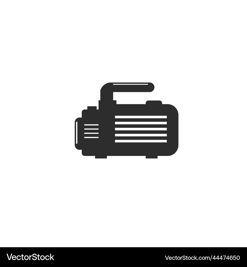 Electric motor icon concept design Royalty Free Vector Image