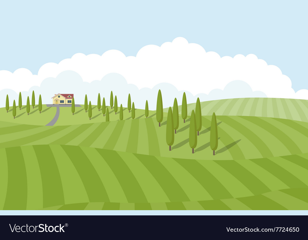Fields Royalty Free Vector Image - VectorStock