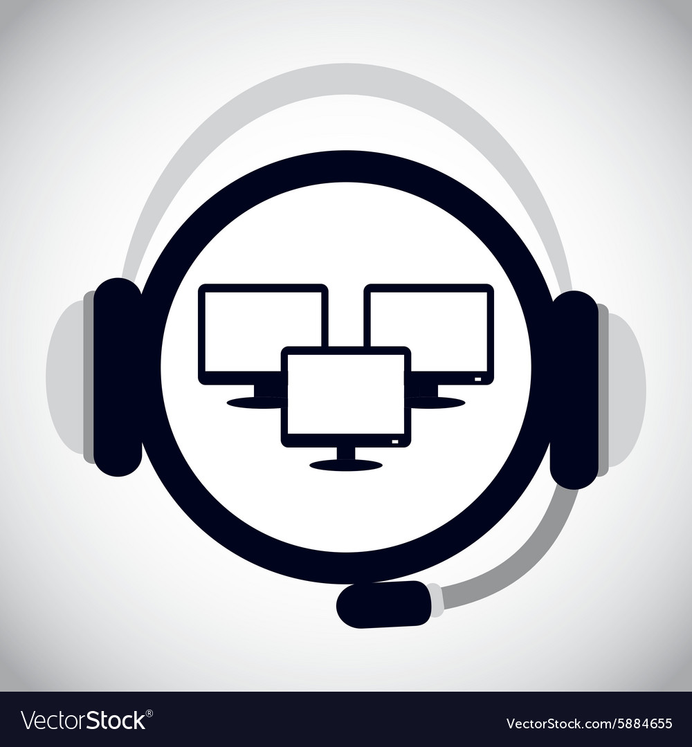 Technical service design Royalty Free Vector Image