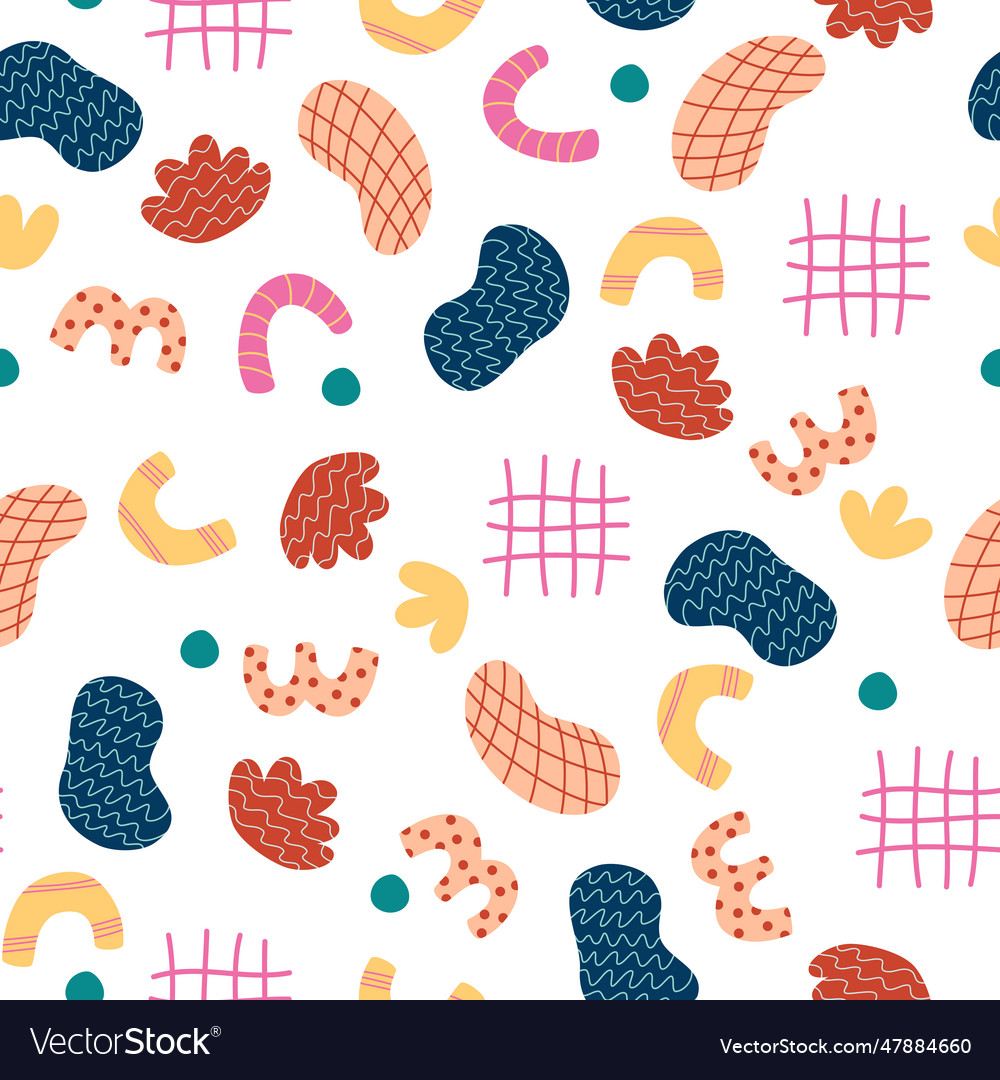 0731 shape pattern Royalty Free Vector Image - VectorStock