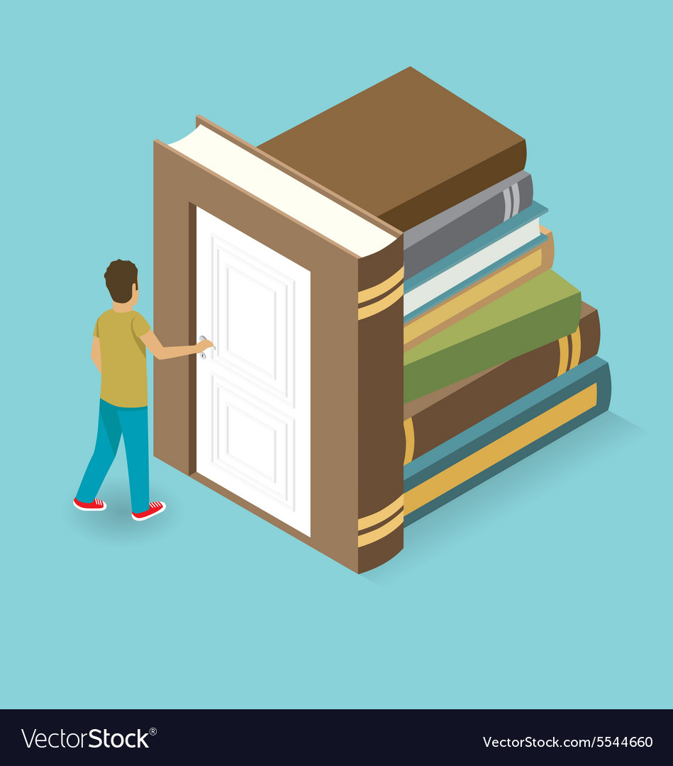 Library Royalty Free Vector Image - VectorStock