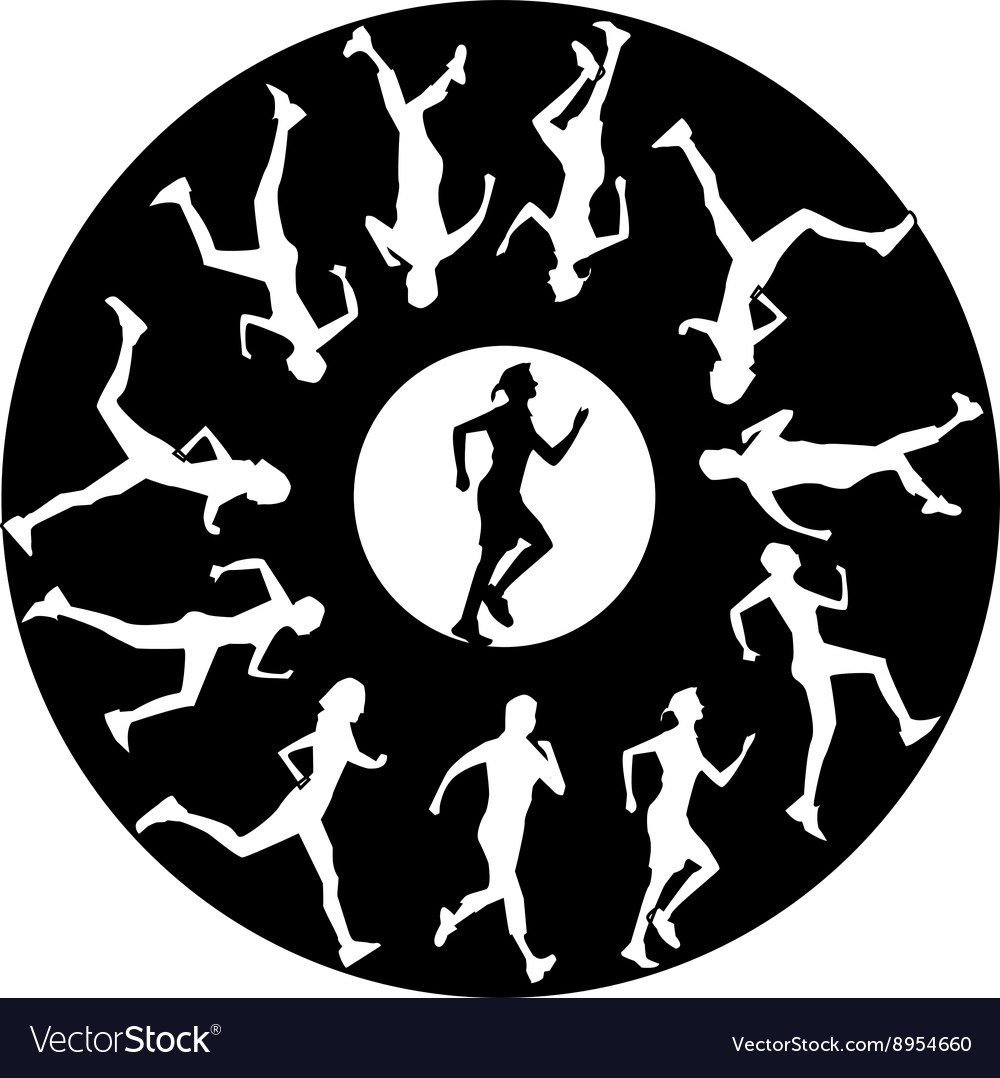 Runner Man Royalty Free Vector Image Vectorstock