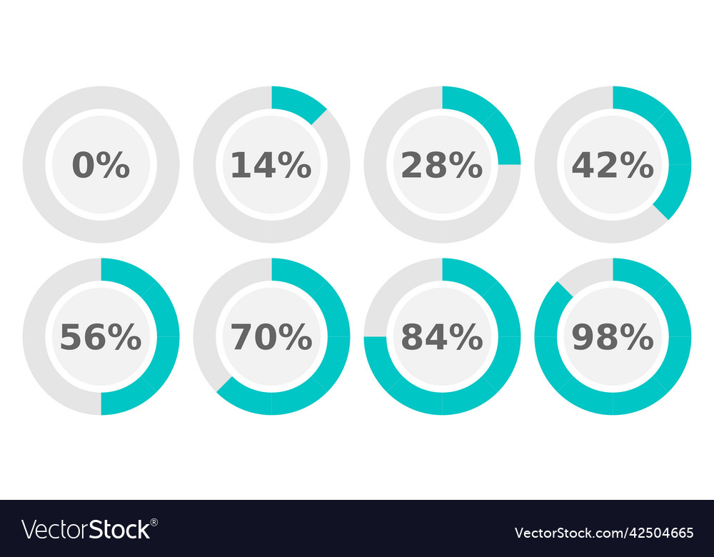 Abstract Composition Loading Bar Element Icon Vector Image