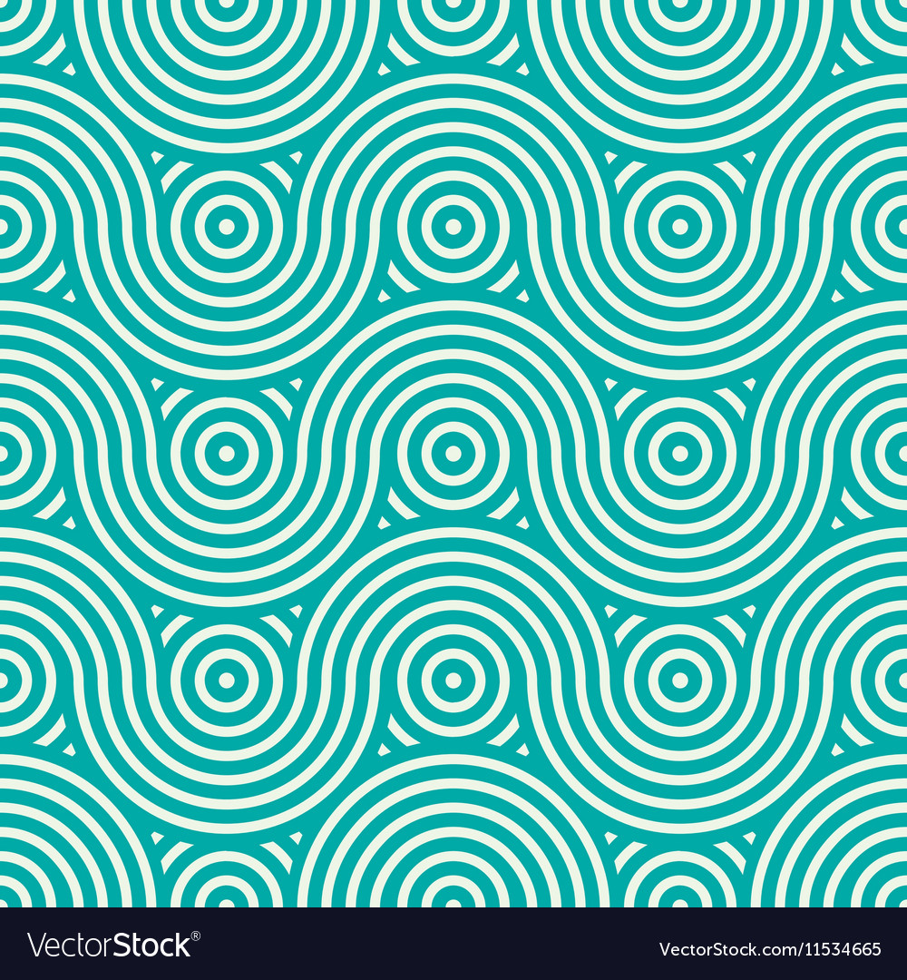 Ornamental continuous background made using Vector Image