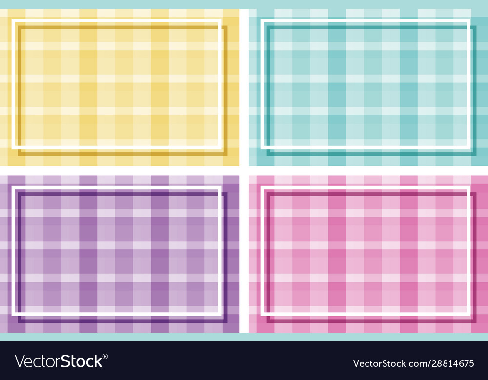 Background template with plated patterns Vector Image