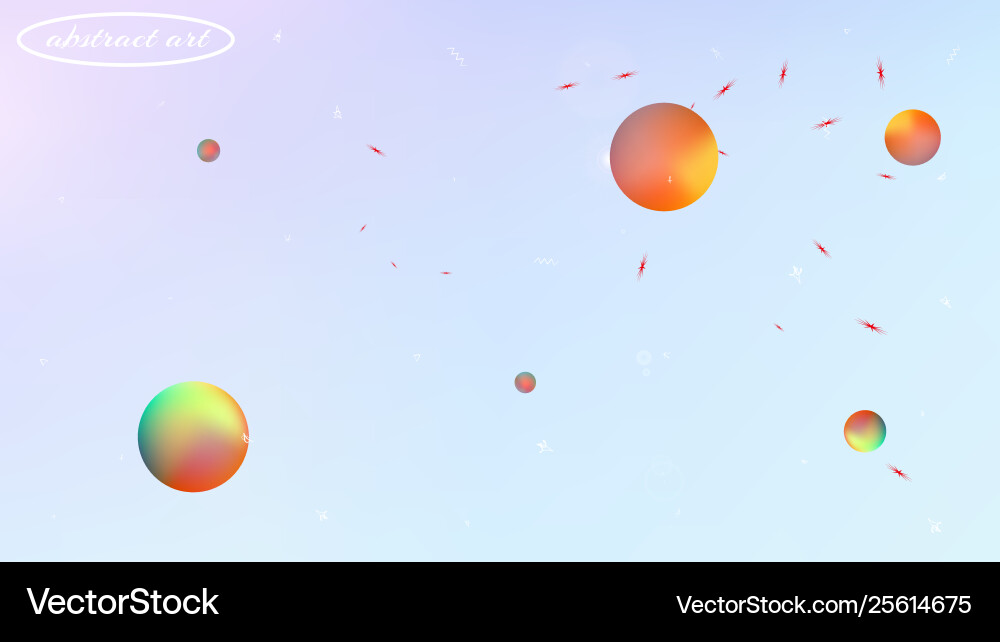 Colorful abstract space background picture blur Vector Image